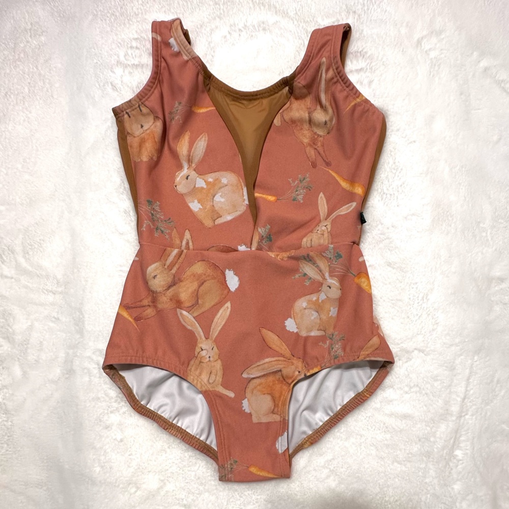 Luckyleo Dart Style Medium Bunny Leotard - Gem